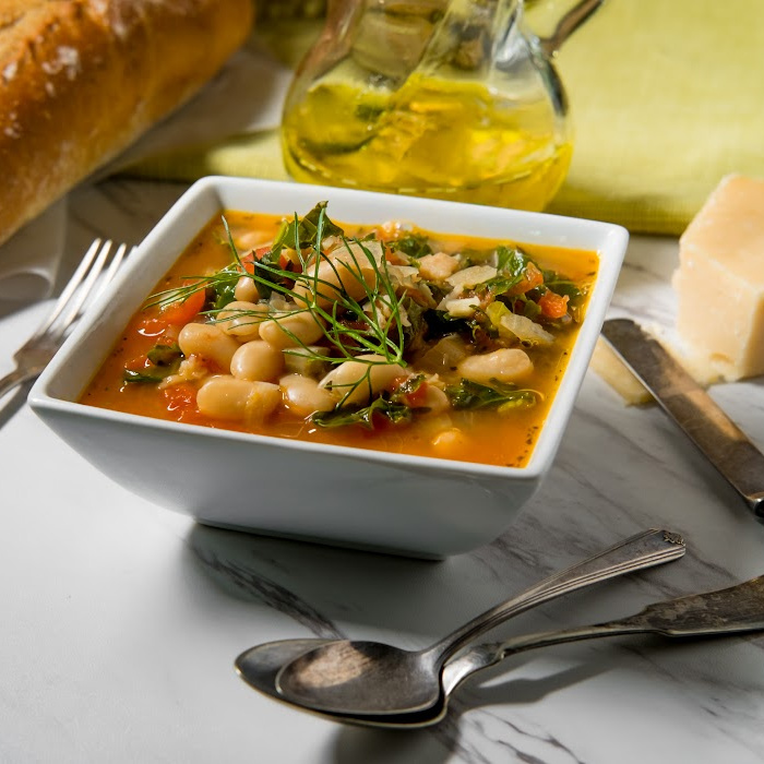 Smokey Navy Beans And A Little Kale Recipe