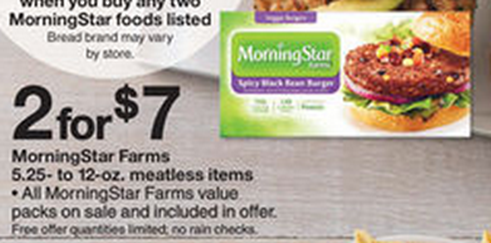 Walmart Price Match Deal: MorningStar Farms Products Just $3.00!