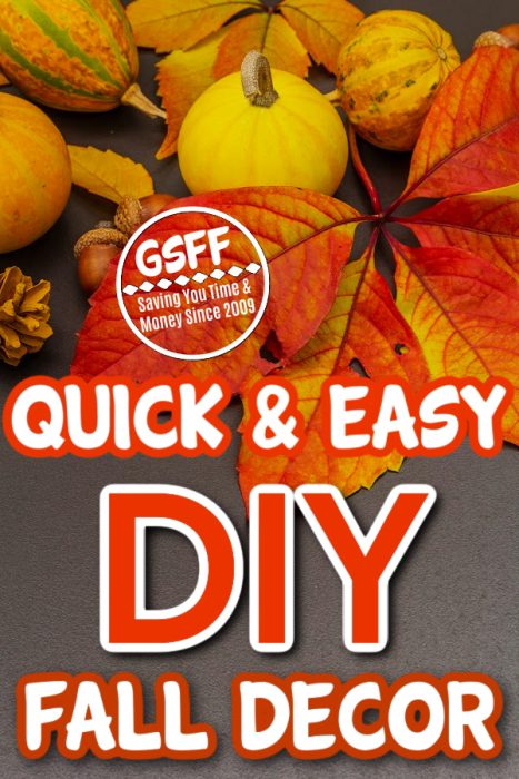 Quick And Easy DIY Fall Décor
