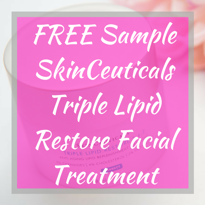 FREE Sample SkinCeuticals Triple Lipid Restore Facial Treatment