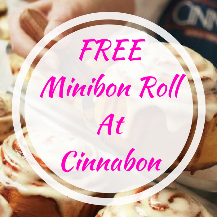 FREE Minibon Roll At Cinnabon – GSFF
