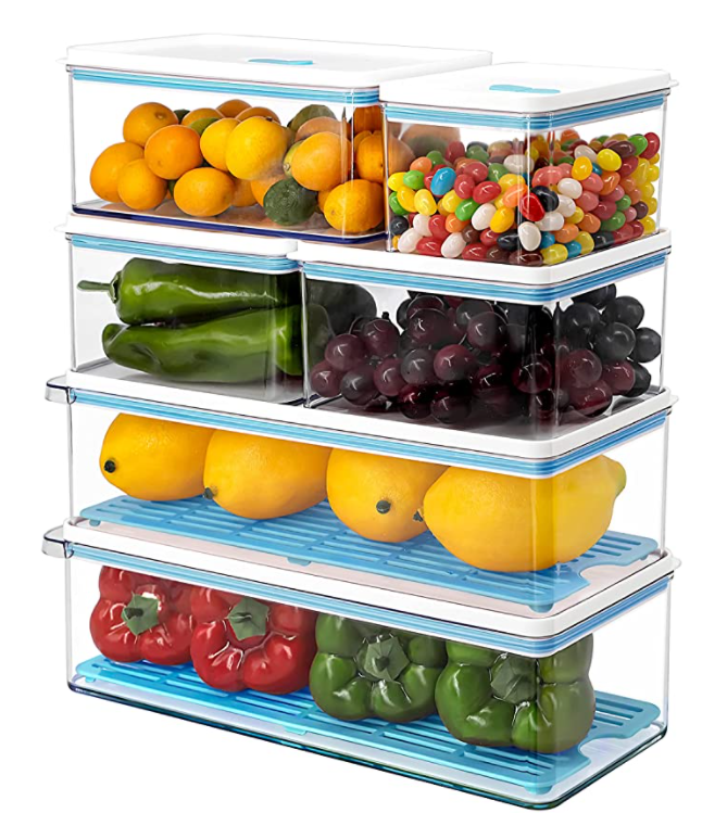 MineSign-6-Pack-Plastic-Stackable-Food-Storage-Containers-With-Vented ...