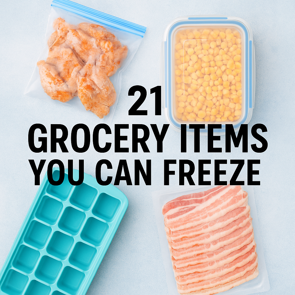 21 Grocery Items You Can Freeze
