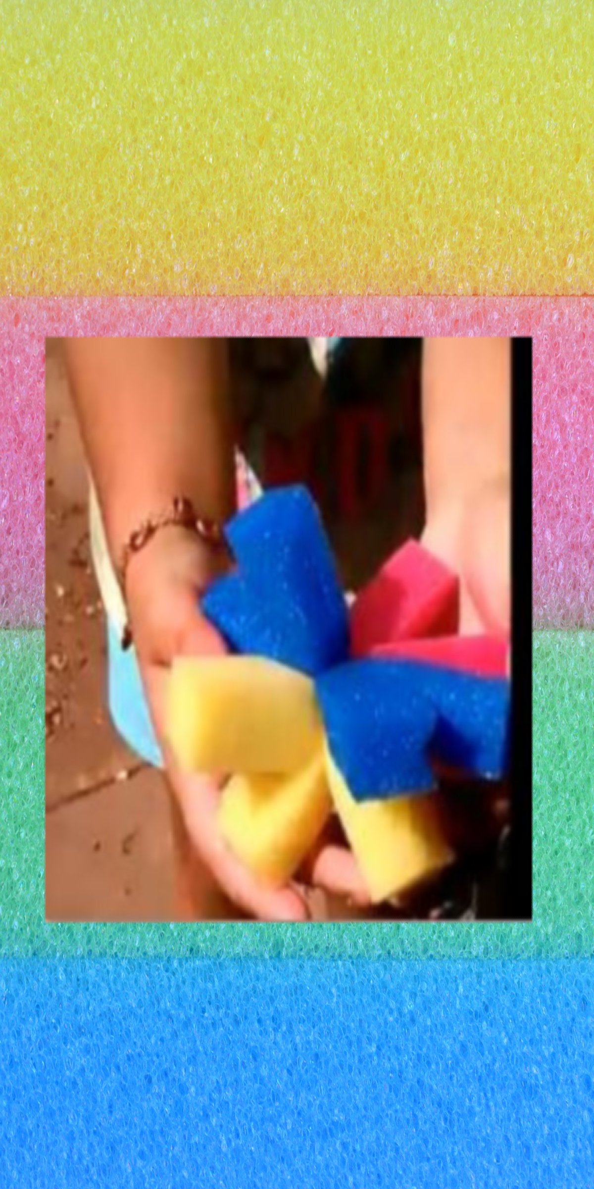 DIY Sponge Balls For Water Play