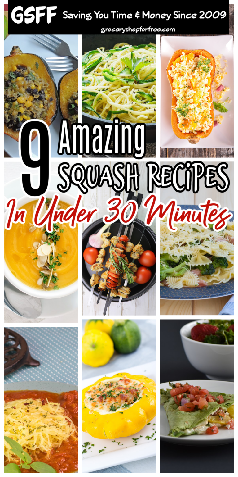 9 Amazing Squash Recipes You’ll Love in Under 30 Minutes!