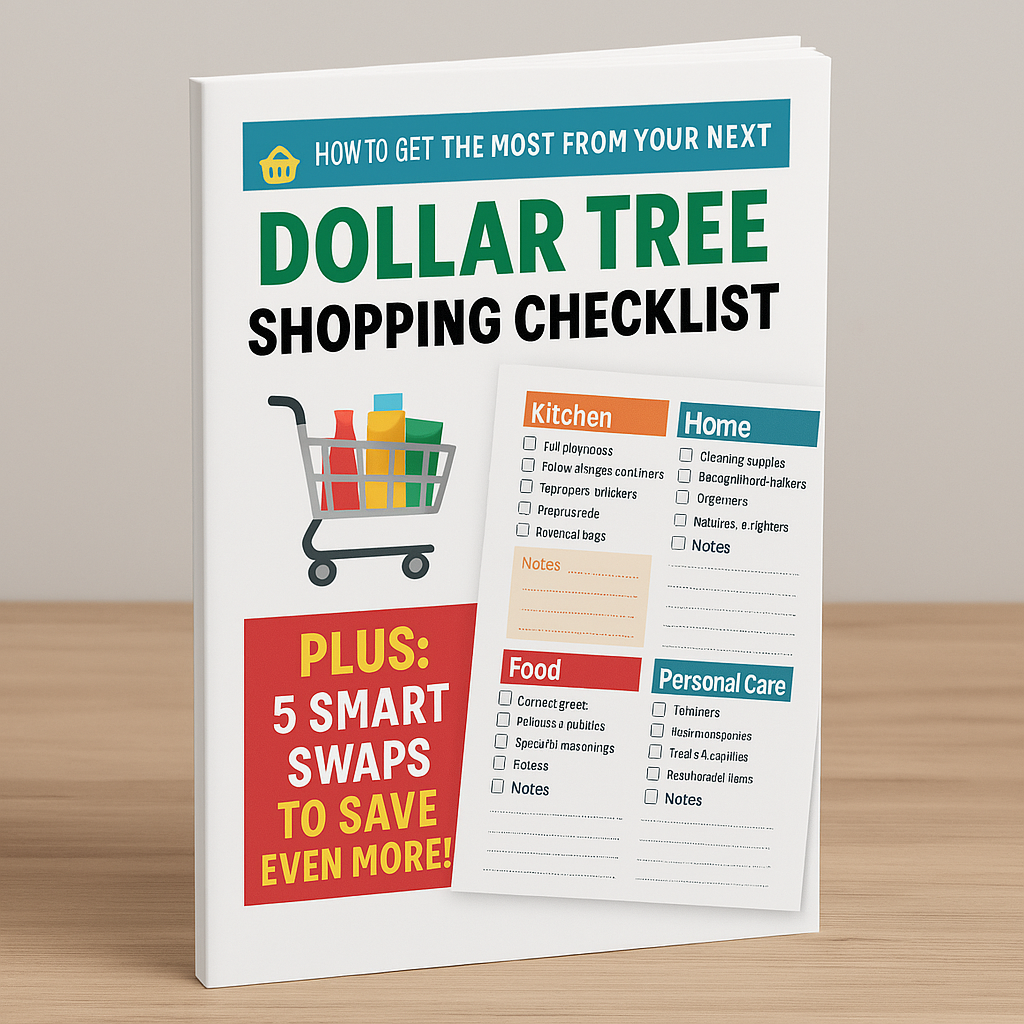 Dollar Tree Shopping Checklist