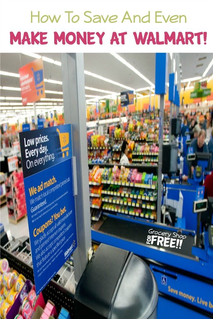 How To Save And Even MAKE Money At Walmart! pin